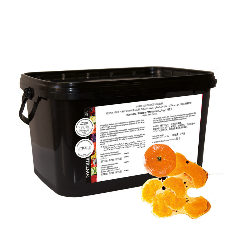 Ponthier Frozen 100% Mandarin Puree - Classic Fine Foods