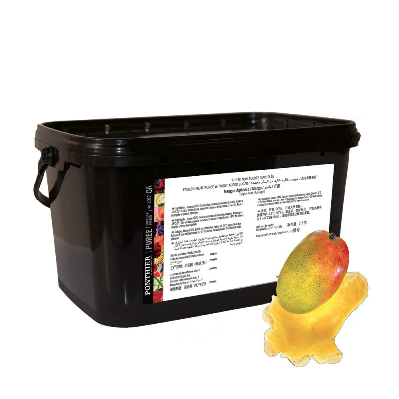 Ponthier Frozen 100% Alphonso Mango Puree - Classic Fine Foods