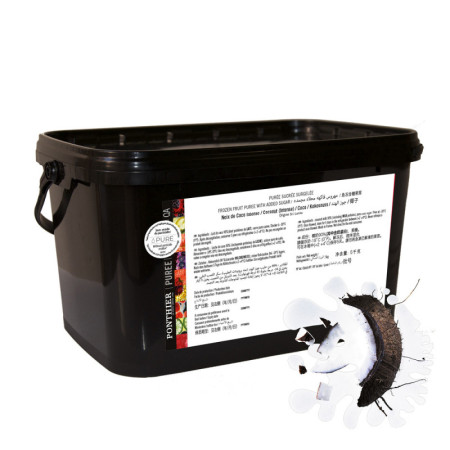 Ponthier Frozen Intense Coconut Puree 10% Sweetened - Classic Fine Foods