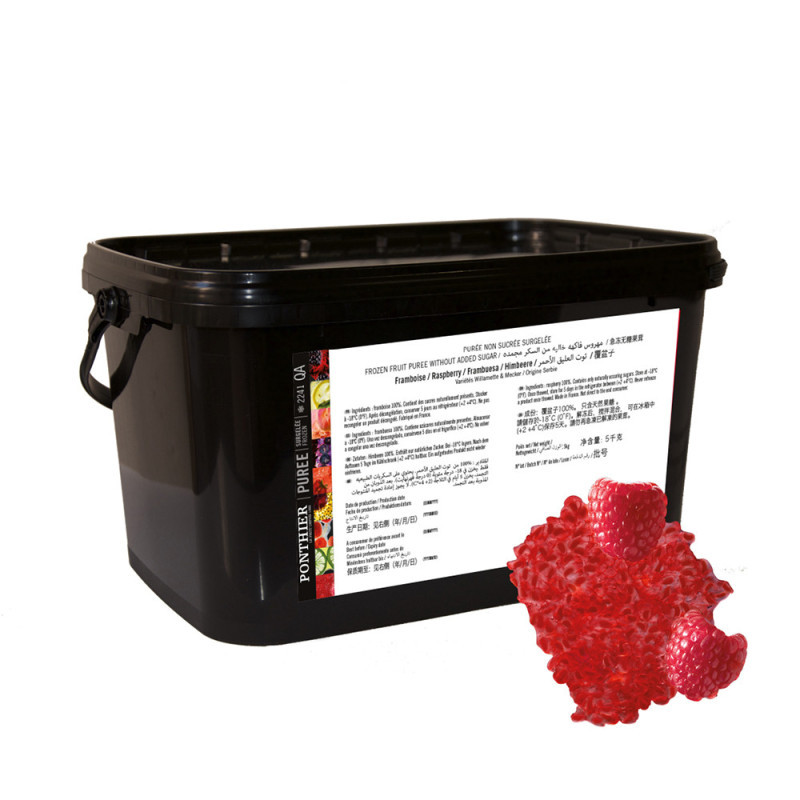 Ponthier Frozen Williamette Mecker Raspberry Puree 10% Sweetened ...