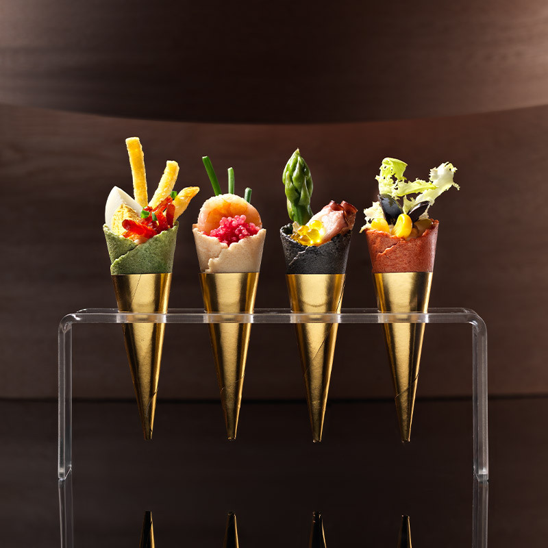 Masdeu Black Charcoal Mini Cone - Classic Fine Foods