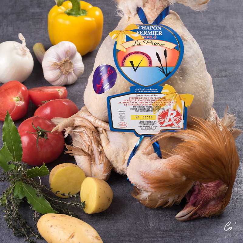 Mieral Capon Prince De Dombes Castra Chicken - Classic Fine Foods